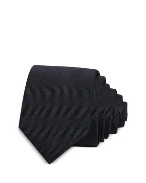 Hugo Boss Textured Skinny Tie - Black