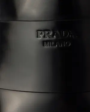 Prada Brushed Leather Loafers