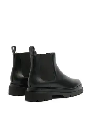Santoni Leather Chelsea Boot