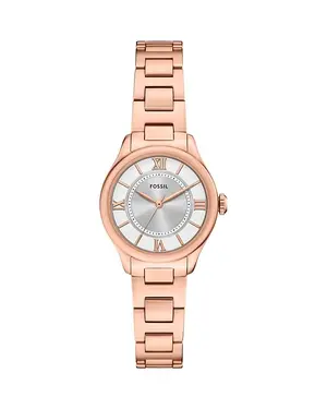 Fossil Gilmore Watch, 28mm - White/rose Gold