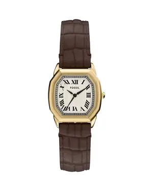 Fossil Harlow Watch, 27mm - White/brown