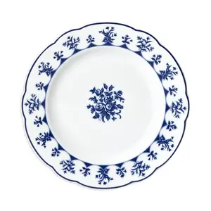 Bernardaud Chateaubriand Blue Bread And Butter Plate - Blue White