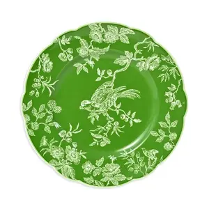 Bernardaud Albertine Salad Plate - Green White