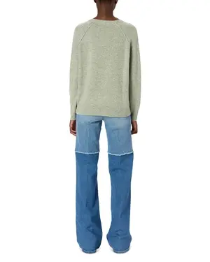 Gerard Darel Elisa Exposed Seam Sweater - Green
