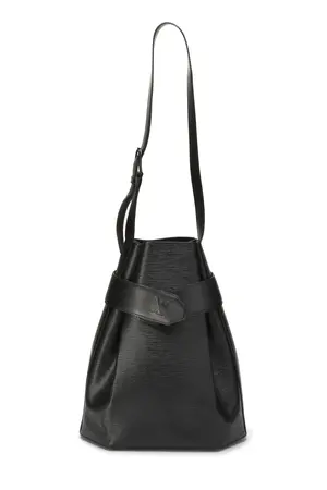 LOUIS VUITTON Epi Sac D'epaule Shoulder Bag - Black