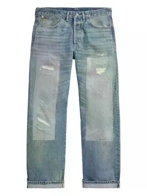 Ralph Lauren Distressed Patchwork Jeans