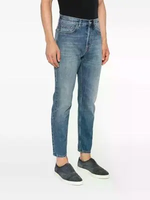 Eleventy Straight-leg Cotton Jeans