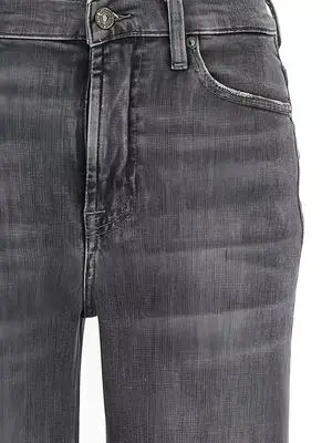 7 For All Mankind Dojo Wide-leg Jeans - Grey