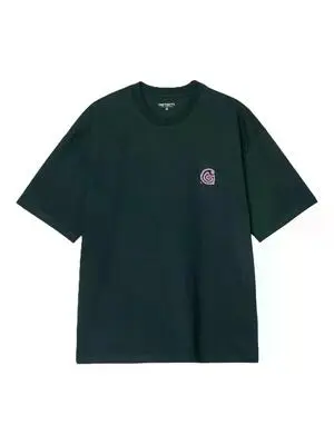 Carhartt Work In Progress Helix Swirl-logo T-shirt Green