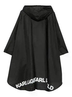 Karl Lagerfeld Logo-print Hooded Poncho