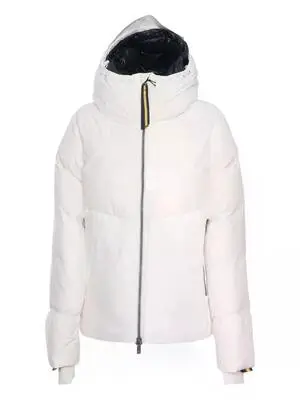 K-WAY Hooded Quilted Coat