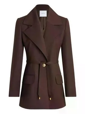 Patou Belted Single-breasted Jacket