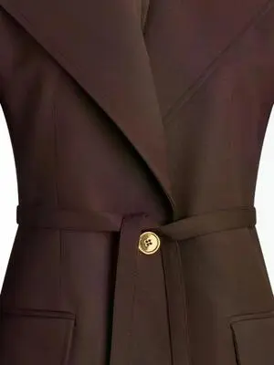 Patou Belted Single-breasted Jacket