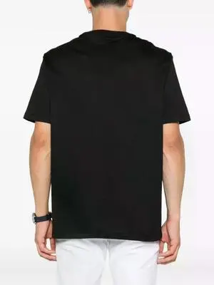 Paul & Shark Logo-detailed Cotton T-shirt - Black
