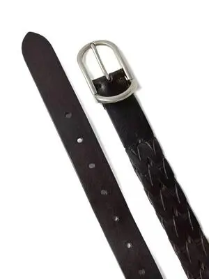 Brunello Cucinelli Braided Leather Belt