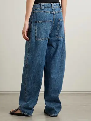 Co Paneled High-rise Barrel-leg Jeans