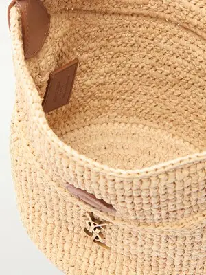 Saint Laurent Gaby Raffia Bucket Bag