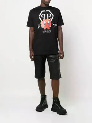 Philipp Plein Monster Logo Graphic T-shirt