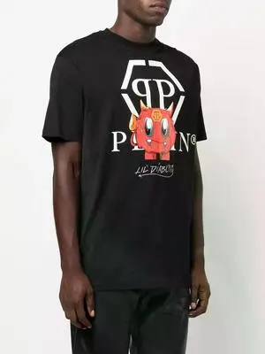 Philipp Plein Monster Logo Graphic T-shirt
