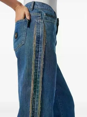 Philipp Plein Skater Fit Crystal Jeans