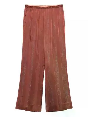 FORTE_FORTE Metallic-finish Trousers