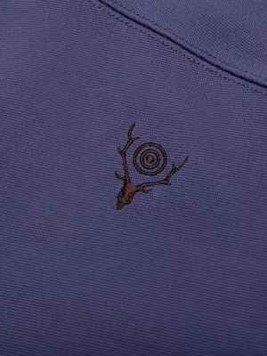 SOUTH2 WEST8 Embroidered-logo Track Jacket - Purple