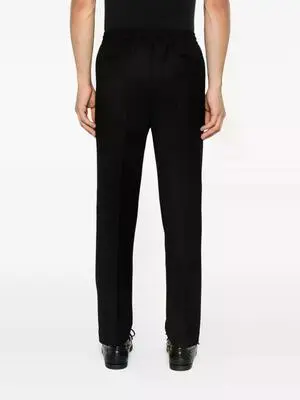 BRIGLIA 1949 Wool Drawstring Trousers - Black