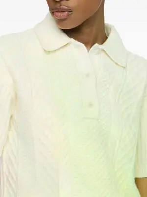 JW Anderson Cable-knit Polo Top