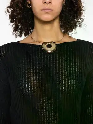 Theory Ribbed Boat-neck Sweater