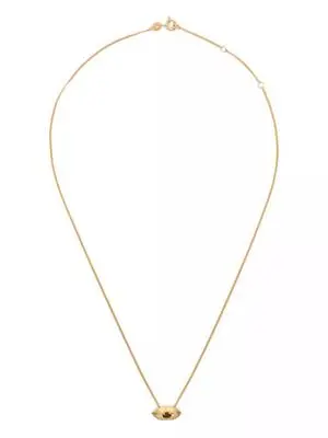 WOUTERS & HENDRIX 18k Yellow Garnet Lips Necklace - Gold