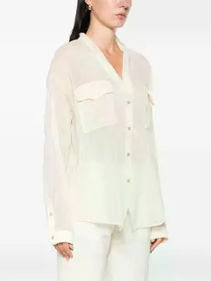 FORTE_FORTE Drop-shoulder Shirt - Neutrals