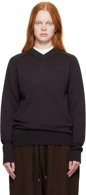 Studio Nicholson Inverness Sweater - Walnut