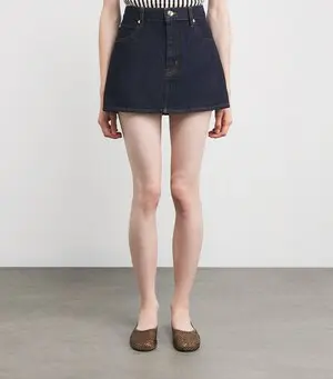 FRAME The Mini Denim Skirt