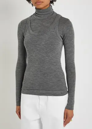 RÓHE Layered Wool Top