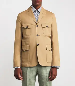 Paul Smith Stretch-cotton Utility Blazer