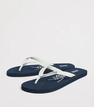 Vilebrequin Logo Flip Flops