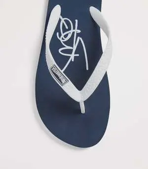 Vilebrequin Logo Flip Flops
