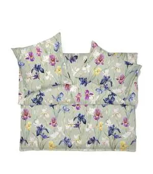 SCHLOSSBERG Cotton Charlotte Super King Oxford Pillow Case - Green