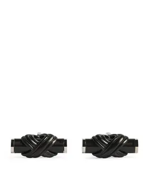 Tateossian Knot Cufflinks - Black