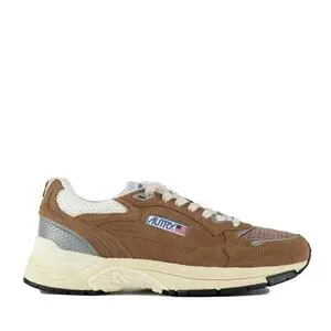 AUTRY Hyperway Mesh And Suede Sneakers - Brown