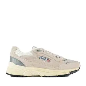 AUTRY Hyperway Mesh And Suede Sneakers - Beige