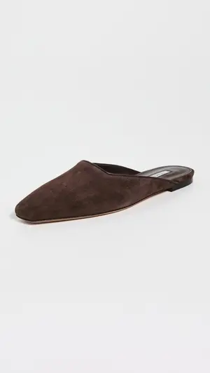 EMME PARSONS Flat Mules - Espresso