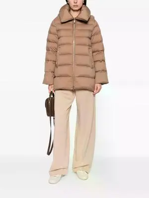 MOORER Quilted Hooded Jacket