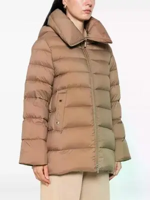 MOORER Quilted Hooded Jacket