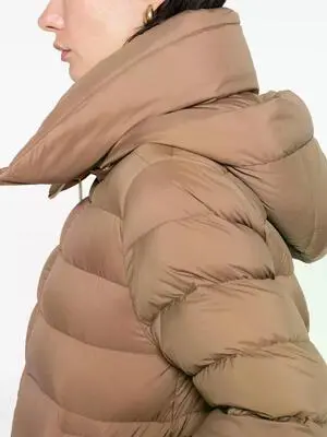 MOORER Quilted Hooded Jacket