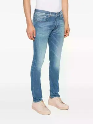 DONDUP Five-pocket Straight Leg Jeans