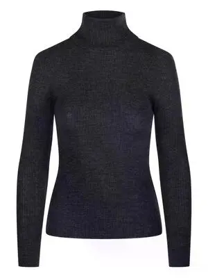 P.a.r.o.s.h Leila Ribbed Turtleneck Sweater - Grey