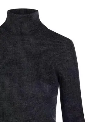 P.a.r.o.s.h Leila Ribbed Turtleneck Sweater - Grey
