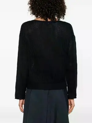 Theory Boat-neck Ribbed Sweater