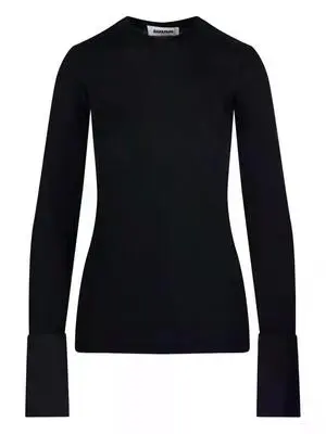 DARKPARK Cuff Detail Long-sleeve Top